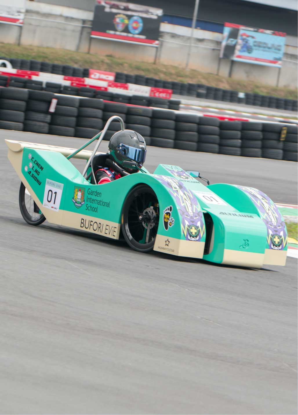 GIS Students at Malaysia’s 1st Electric Racing Car Challenge
